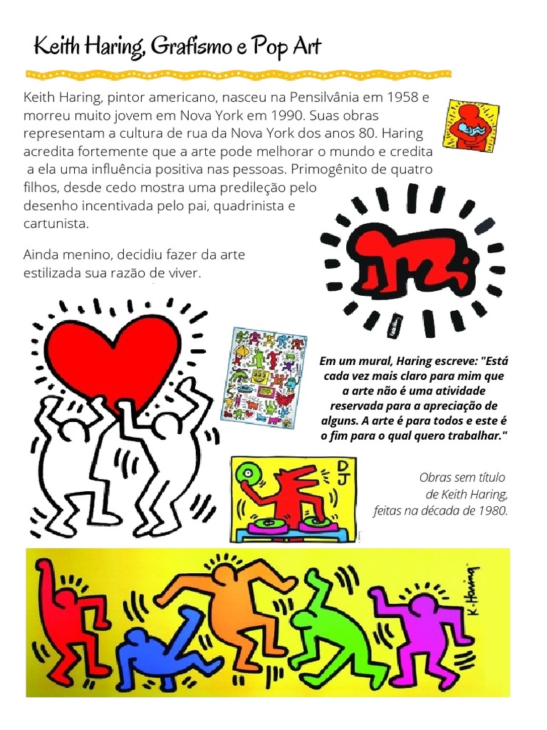 Keith Haring, 7 Ano | PDF | Cidade de Nova York