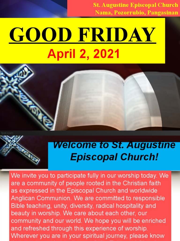April 3-Good Friday | PDF | Religion & Spirituality