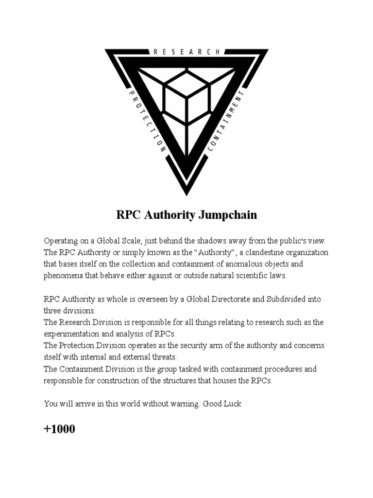 RPC Authority Roleplay Guide | PDF | Experiment | Mind