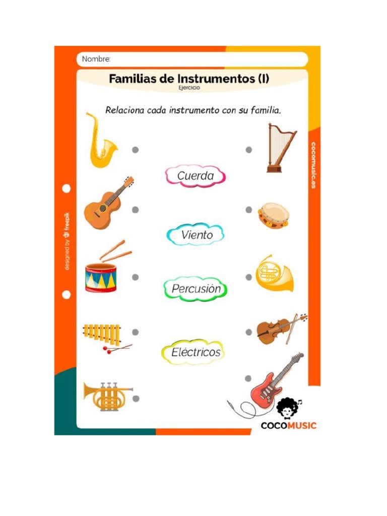 Familia de Los Instrumentos Musicales | PDF