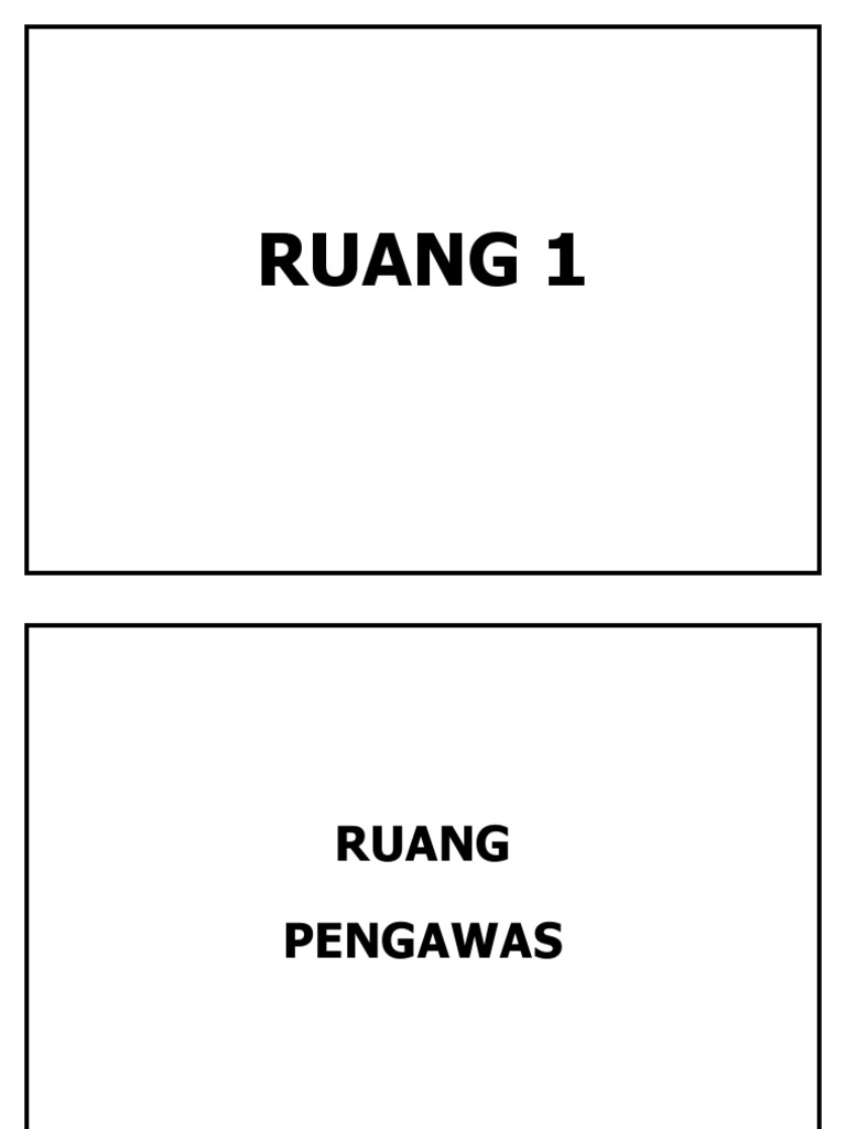 Ruang 1 | PDF