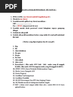 Petunjuk Pengisian Simpeg | PDF