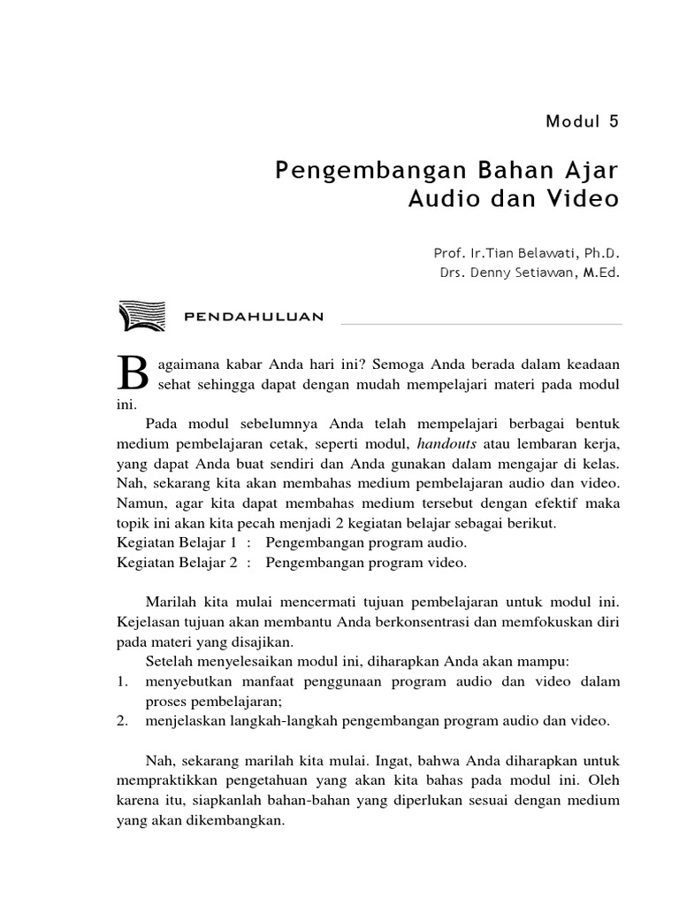 Contoh Modul 2 | PDF