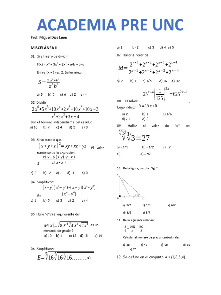 Miscelánea Ii | PDF | Lógica matemática | Sintaxis (Lógica)