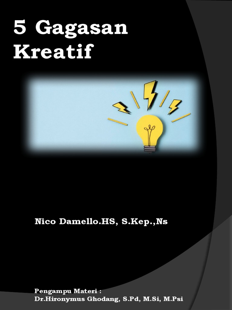 5 Gagasan Kreatif RA | PDF | Kesehatan Holistik