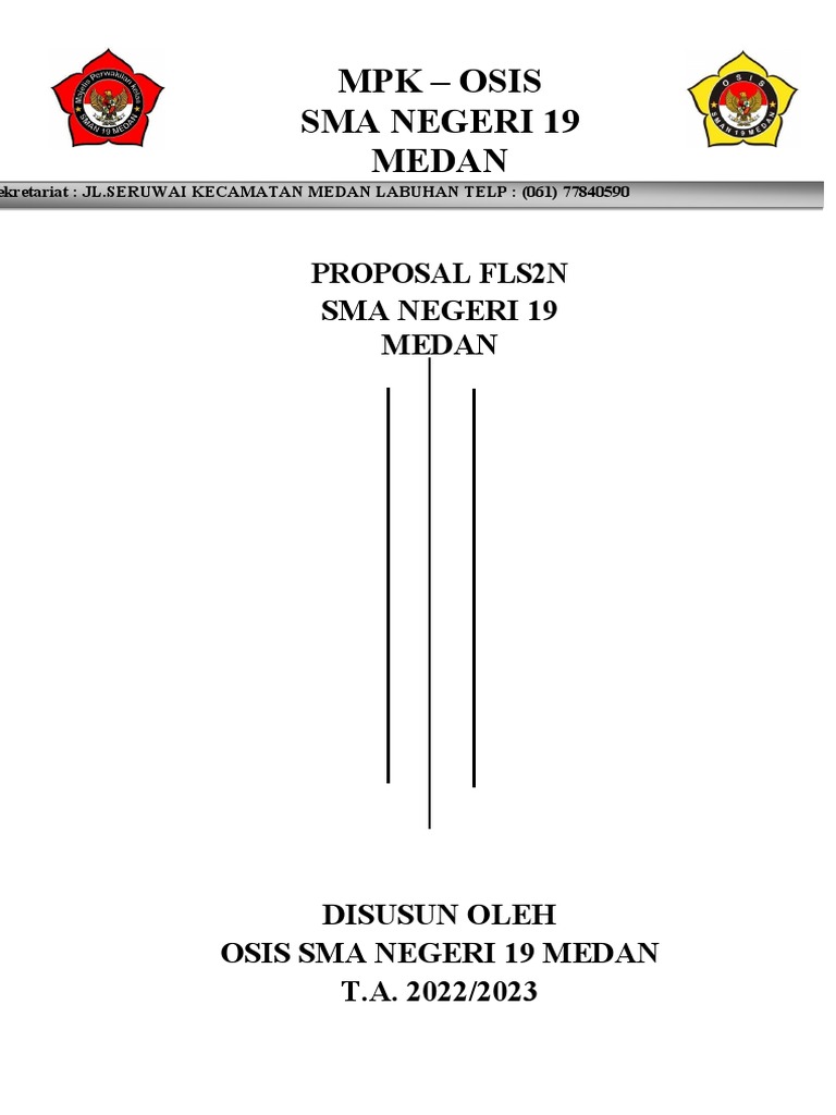 Proposal FLS2N SMA Negeri 19 Medan | PDF