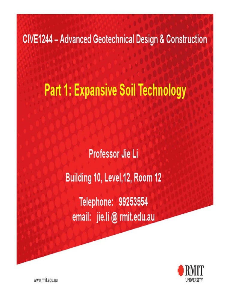 CIVE1244 - Tutorial Week 1-2 | PDF | Geotechnical Engineering | Soil