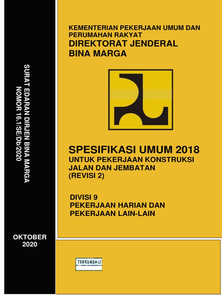 Divisi 9 Spesifikasi Umum BM 2018 Rev2 PDF | PDF