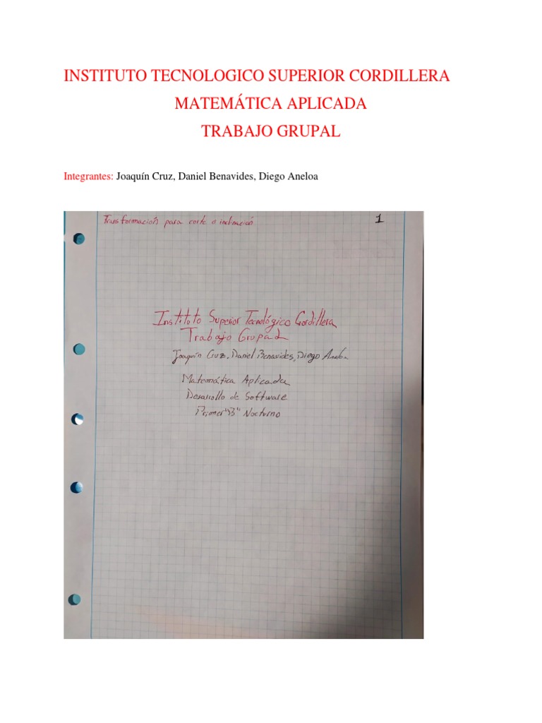 Matrices de Transformación PDF | PDF