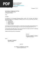 PRISAA Badminton Training Letter | PDF