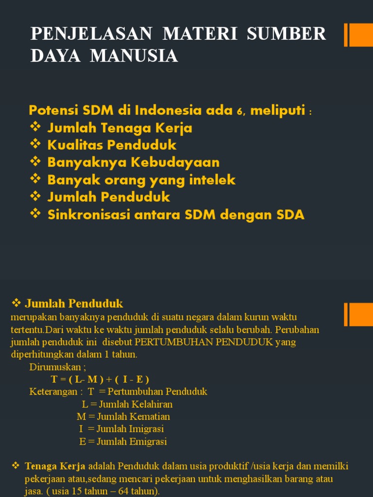 Power Point Kualitas SDM | PDF | Kesehatan Holistik