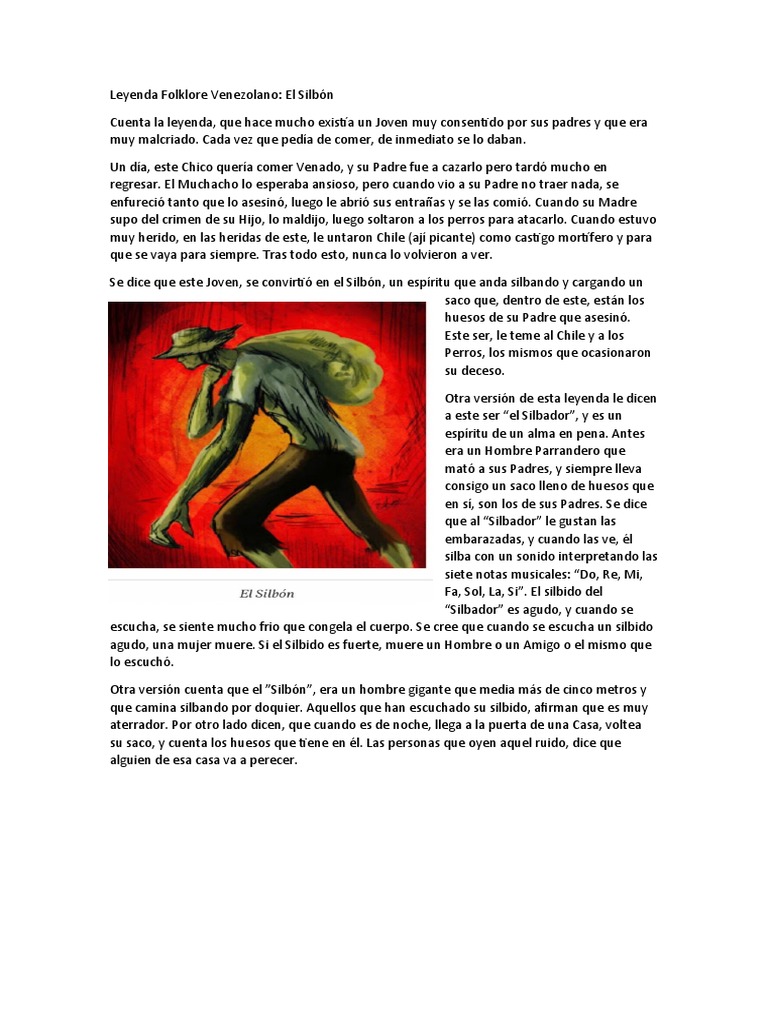 Leyenda venezolana del Silbón | PDF Leyenda venezolana del Silbón | PDF