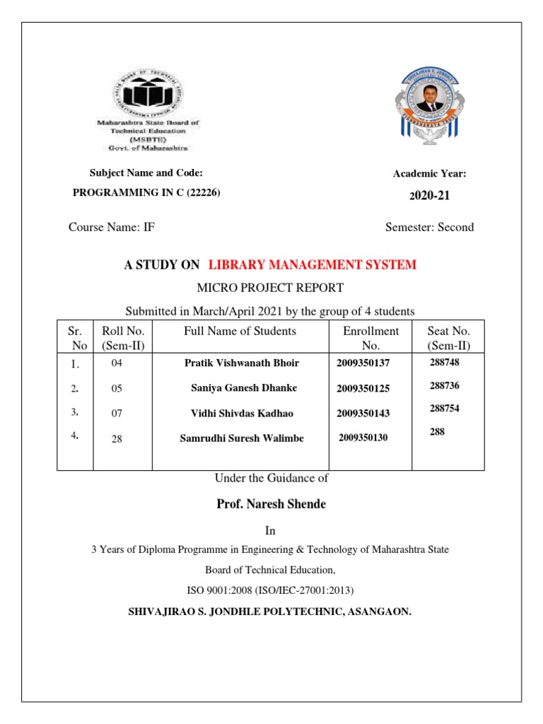 PIC Microproject | PDF | Libraries | Diploma