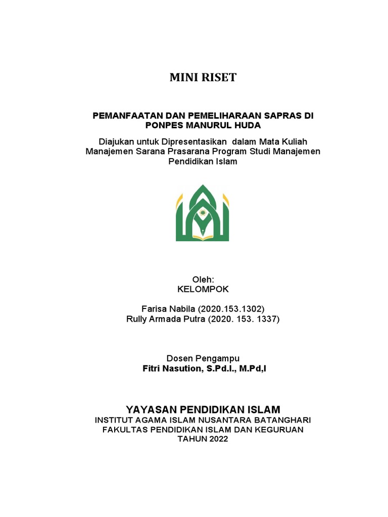 0000-Mini Riset | PDF