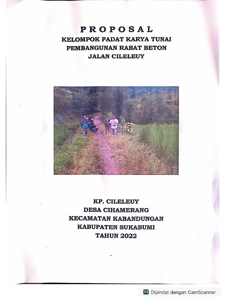 Proposal Rabat Beton 1 | PDF