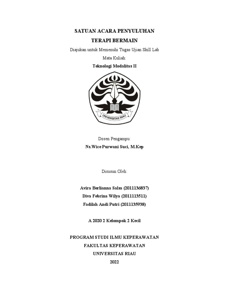 Sap Terapi Bermain | PDF