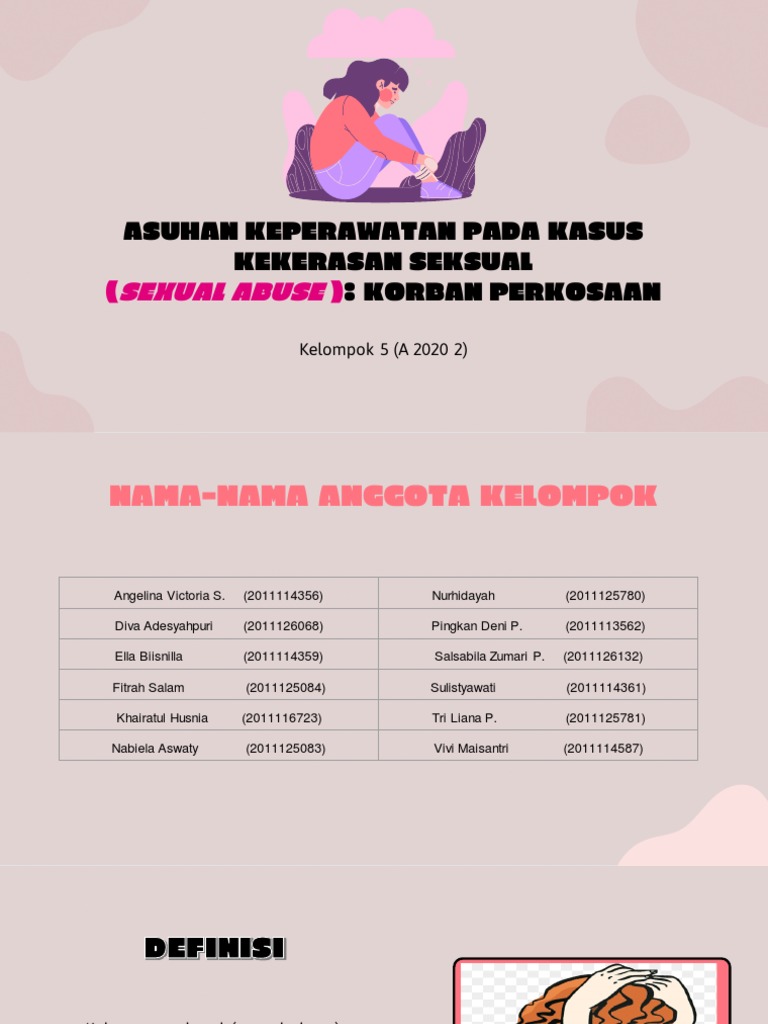 Seminar Askep Pada Kasus Korban Perkosaan (Kel. 5 A 2020 | PDF | Gaya Hidup