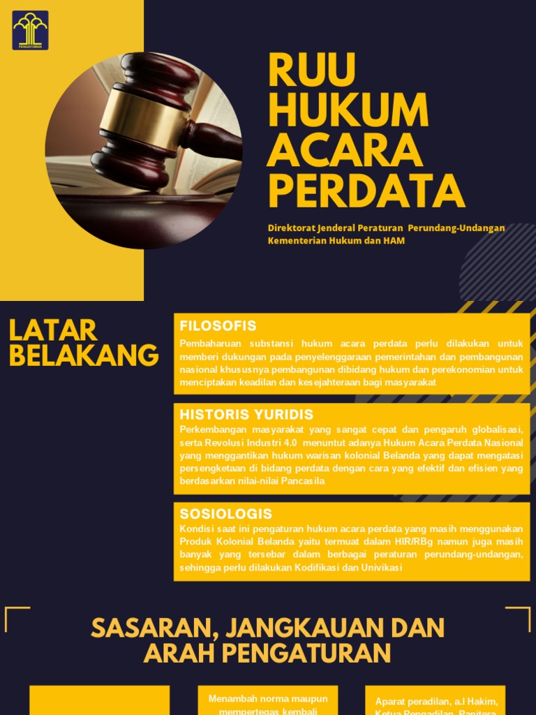 Ruu Hukum Acara Perdata PDF | PDF