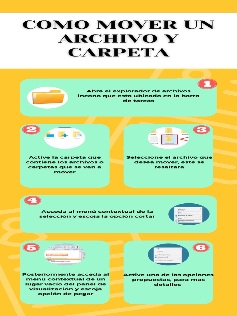 Como Mover Un Archivo y Carpeta | PDF