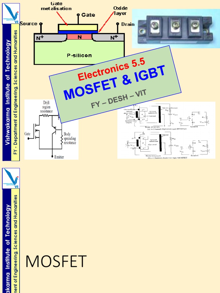 5.5 - Mosfet & Igbt | PDF | Field Effect Transistor | Mosfet