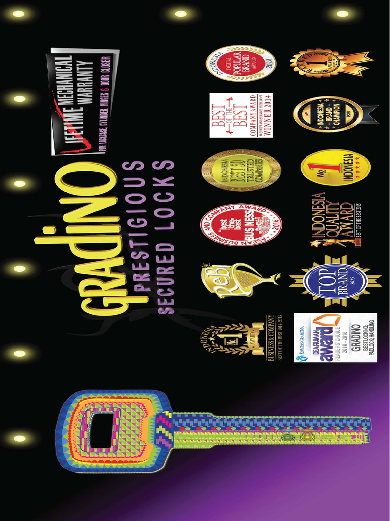 Katalog Gembok dan Handle Gradino | PDF | Building Engineering ...