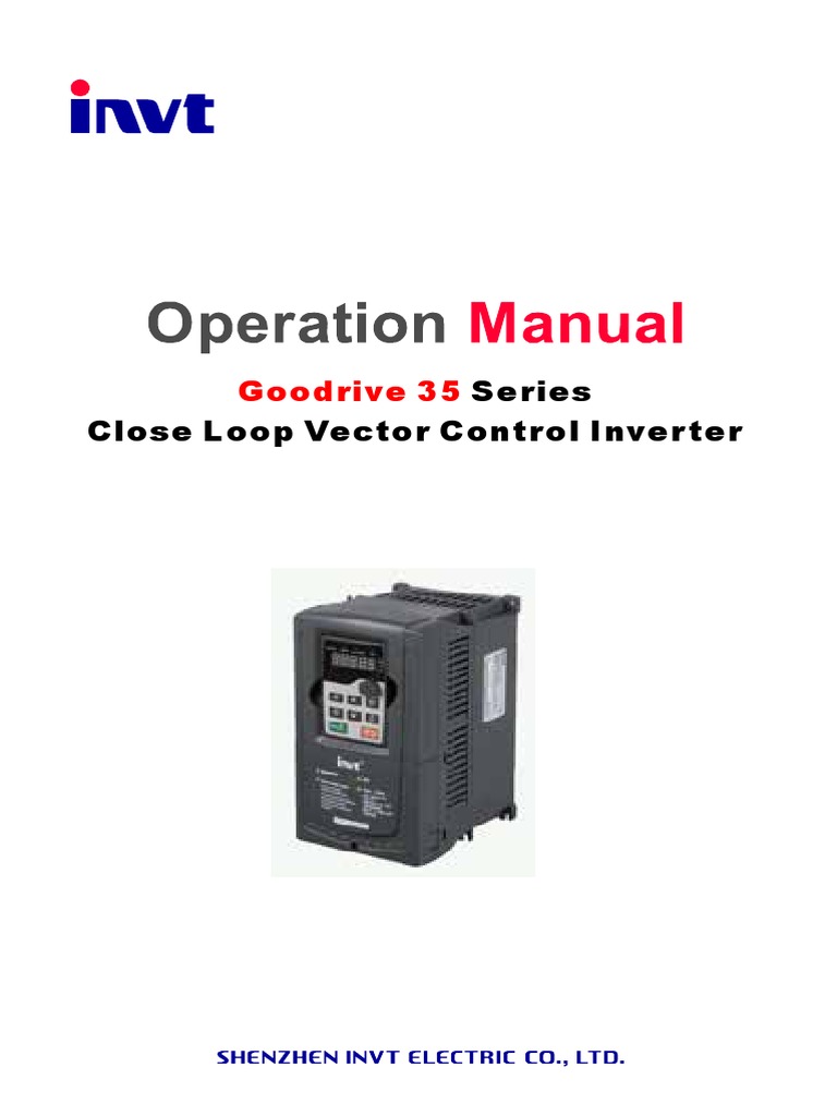 GD35 Manual V2 - 2 EN PDF | PDF | Power Inverter | Power Supply
