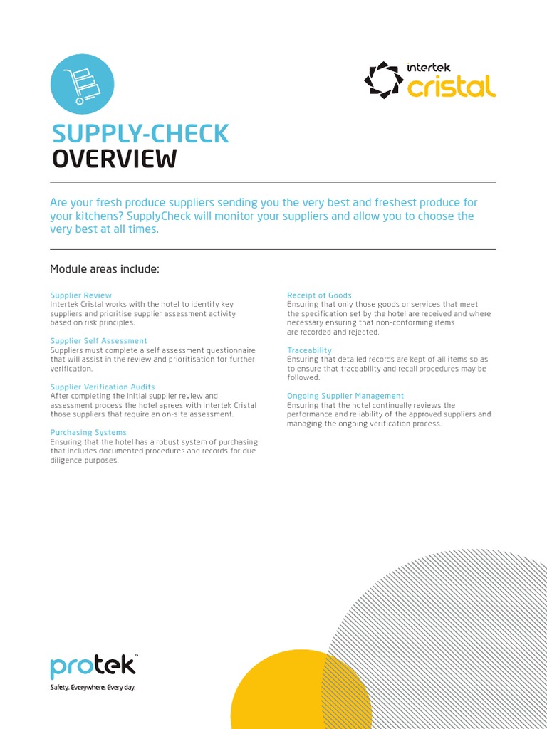 Intertek Cristal Supply-Check Datasheet CMYK PDF | PDF