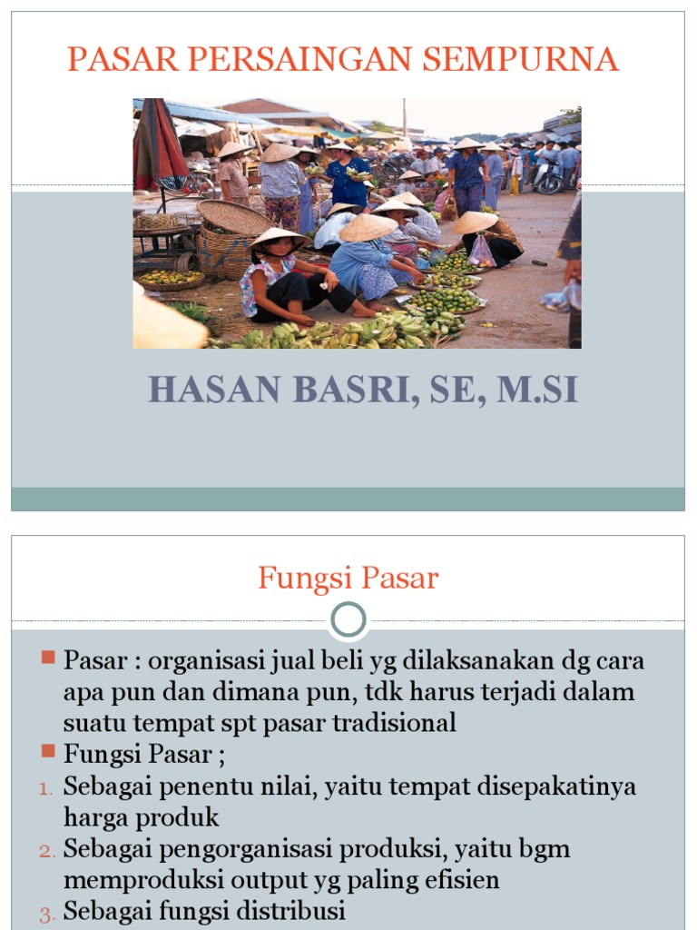 Pasar-Persaingan-Sempurna | PDF