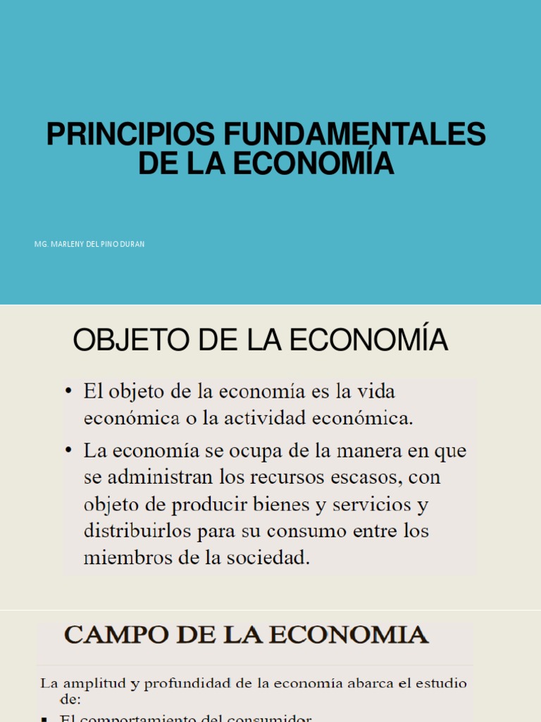 Los principios fundamentales de la economía | PDF | Ciencias económicas ... Los principios fundamentales de la economía | PDF | Ciencias económicas ...