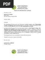 Fiesta Solicitation Letter | PDF | Festival