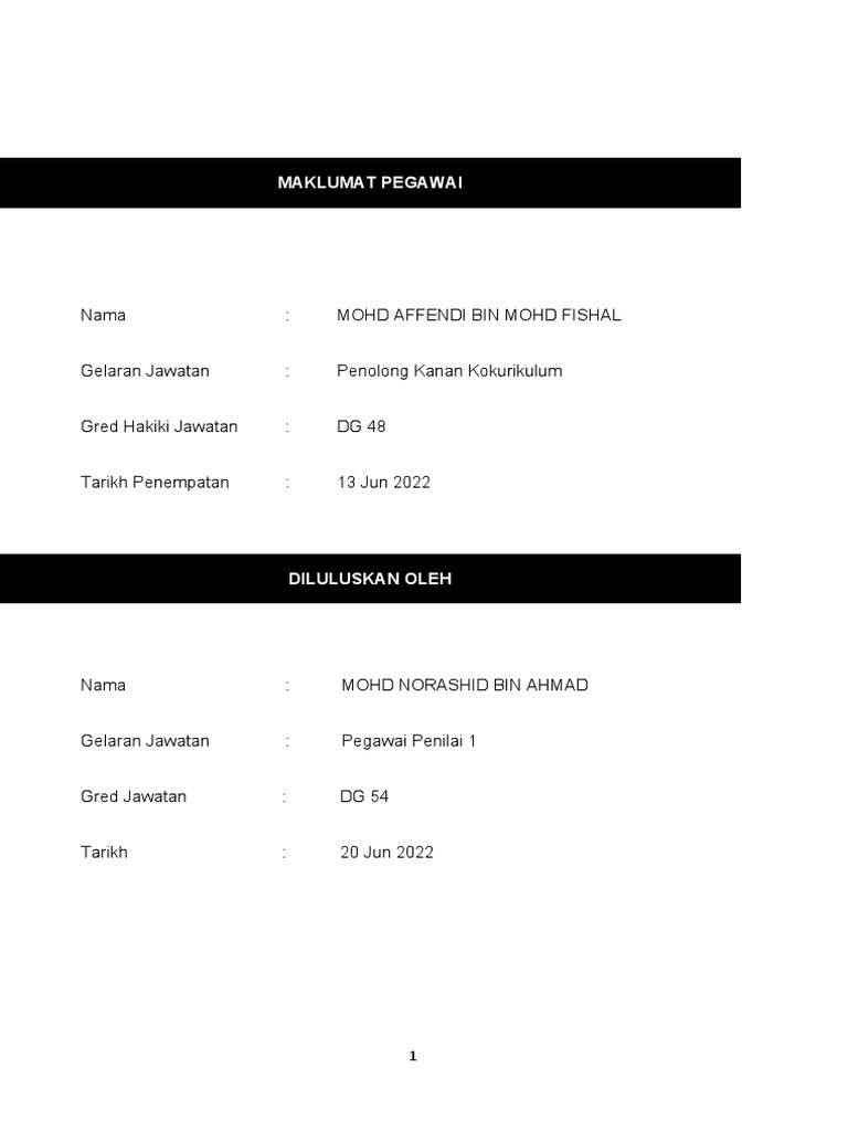 Kandungan MYPORTFOLIO PK KO | PDF