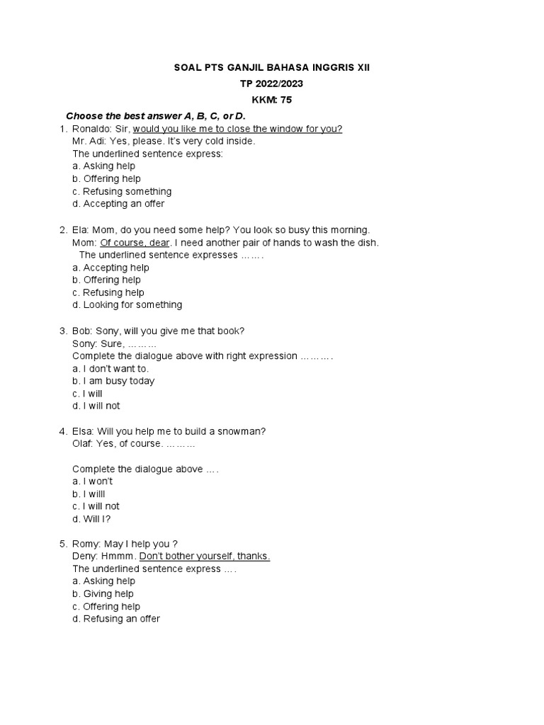 Providing Accurate Expressions for English Dialogues and Presentations | PDF