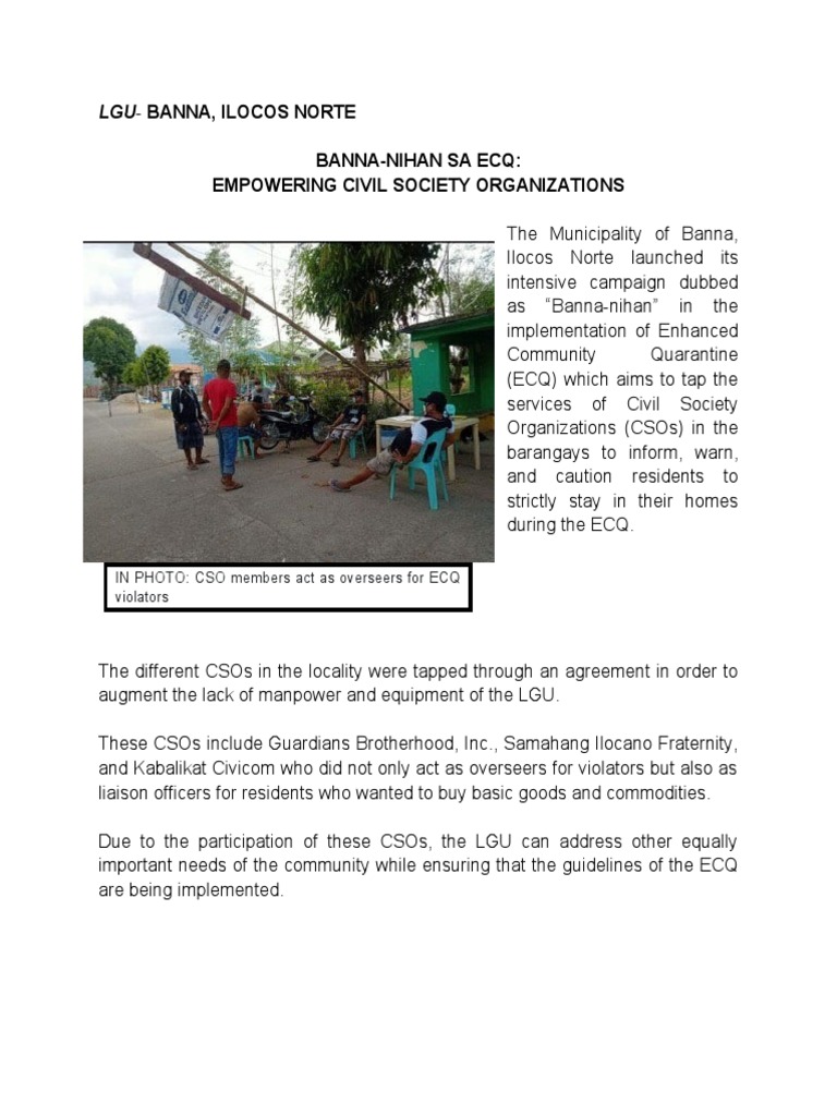 Banna-Nihan Sa Ecq | PDF