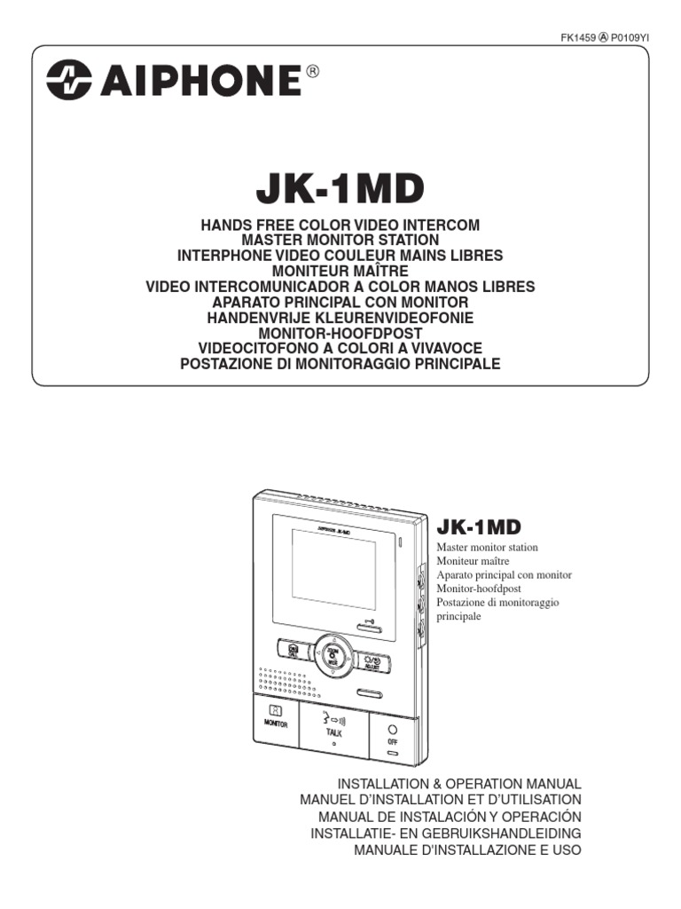 JK 1MD Instructions | PDF | Power Supply | Electrical Wiring