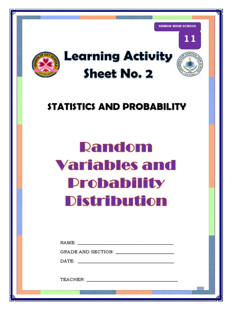 Random Variables and Probability Distributions | PDF | Probability Distribution | Random Variable