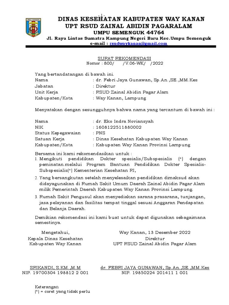 Rekomendasi Dr. Eko | PDF