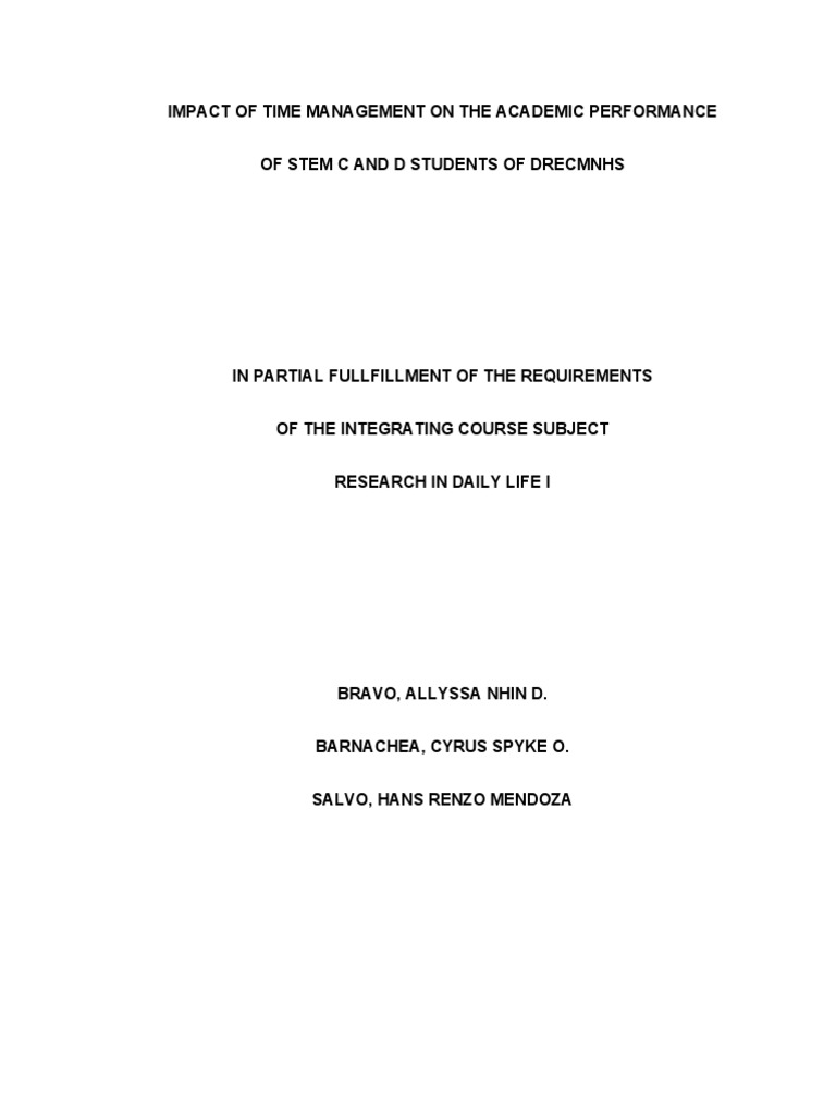 Research in Daily Life 1 | PDF | Science, Technology, Engineering, And ...