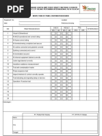 Panel Inspection Report Format | PDF | Fuse (Electrical) | Power Supply