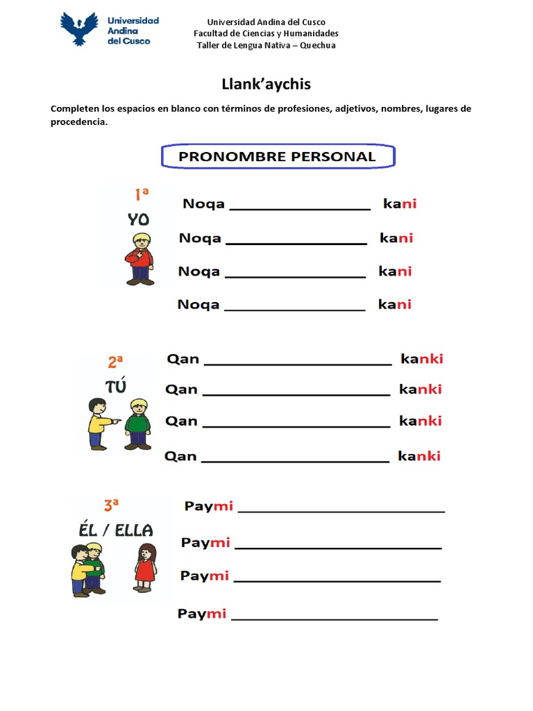 4 - Pronombres Personales y Verbo Ser | PDF