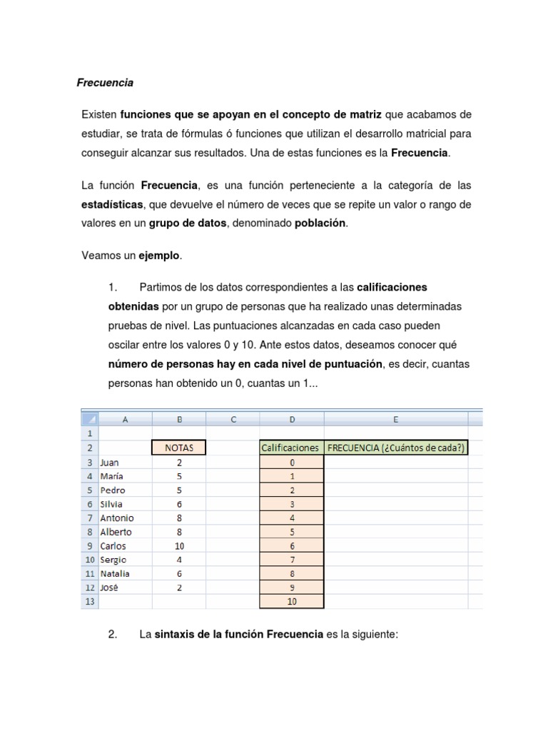 Clase 109 Excel BASICO - INTERMEDIO - AVANZADO - Funcion Frecuencia ...