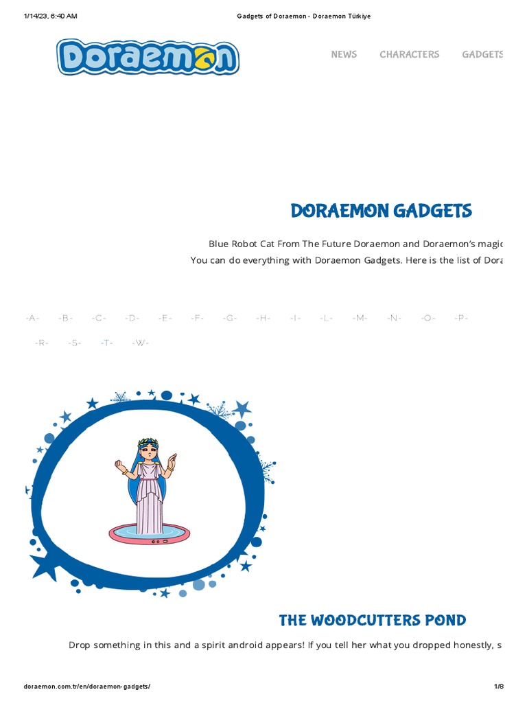 Gadgets of Doraemon 6 | PDF