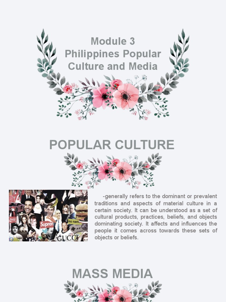 The Relationship Between Popular Culture, Mass Media, and Technological ...
