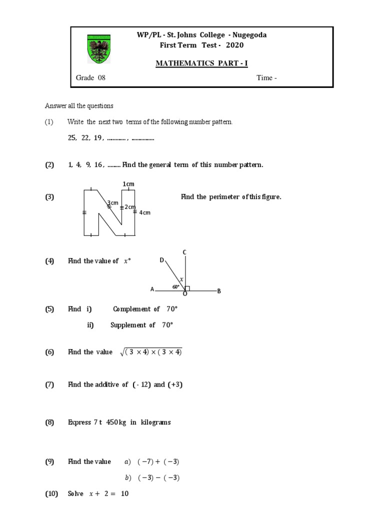 8 Maths English Pdf Triangle Convex Geometry