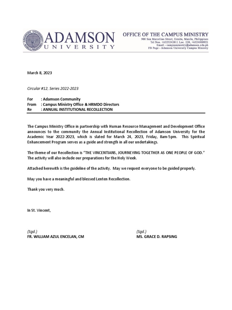 Institutional Recollection 2023 PDF | PDF | Clothing