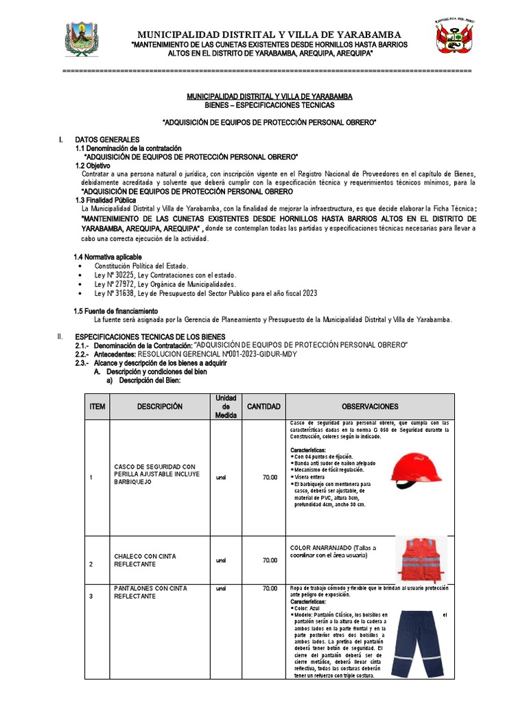 01 TDR Epps Obrero | PDF | Guante