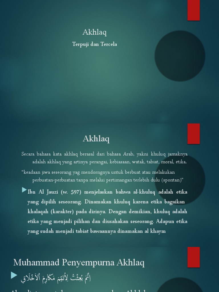 Panduan Akhlak Islami | PDF
