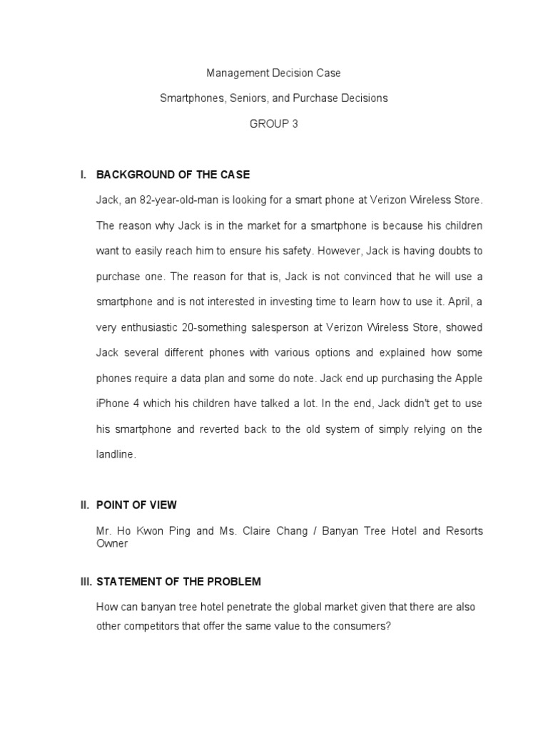 Case Analysis #2 | PDF | Smartphone | Telephone