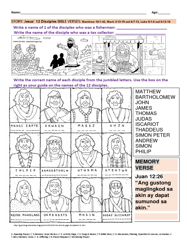 JESUS - 4 - The 12 Disciples | PDF | New Testament | Canonical Gospels