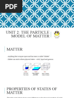 States of matter and the particle theory | PDF | Gases | Liquids