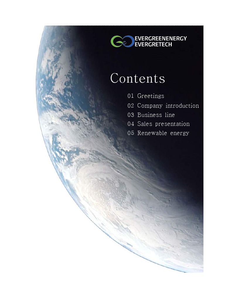 EverGreen Energy Brochure (Ver - English) | PDF | Photovoltaics ...